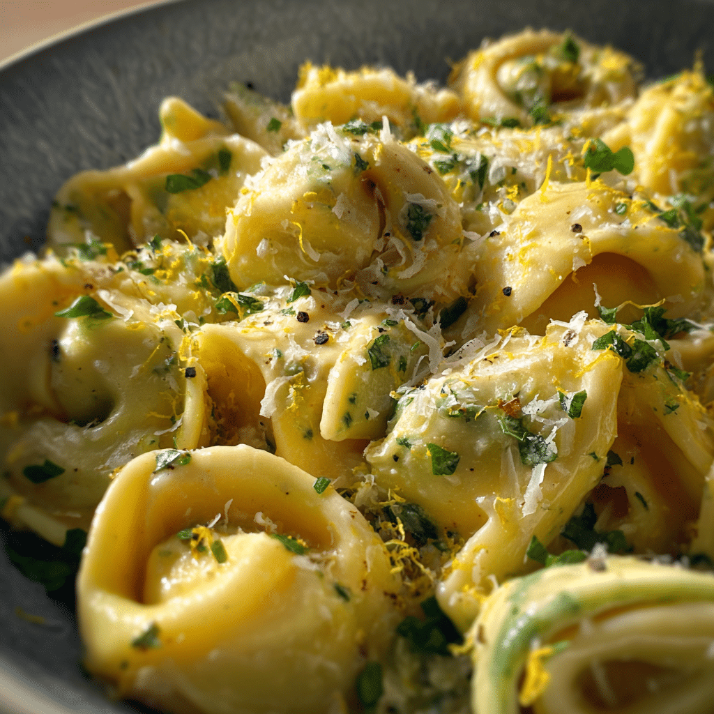 Creamy Lemon Tortellini
